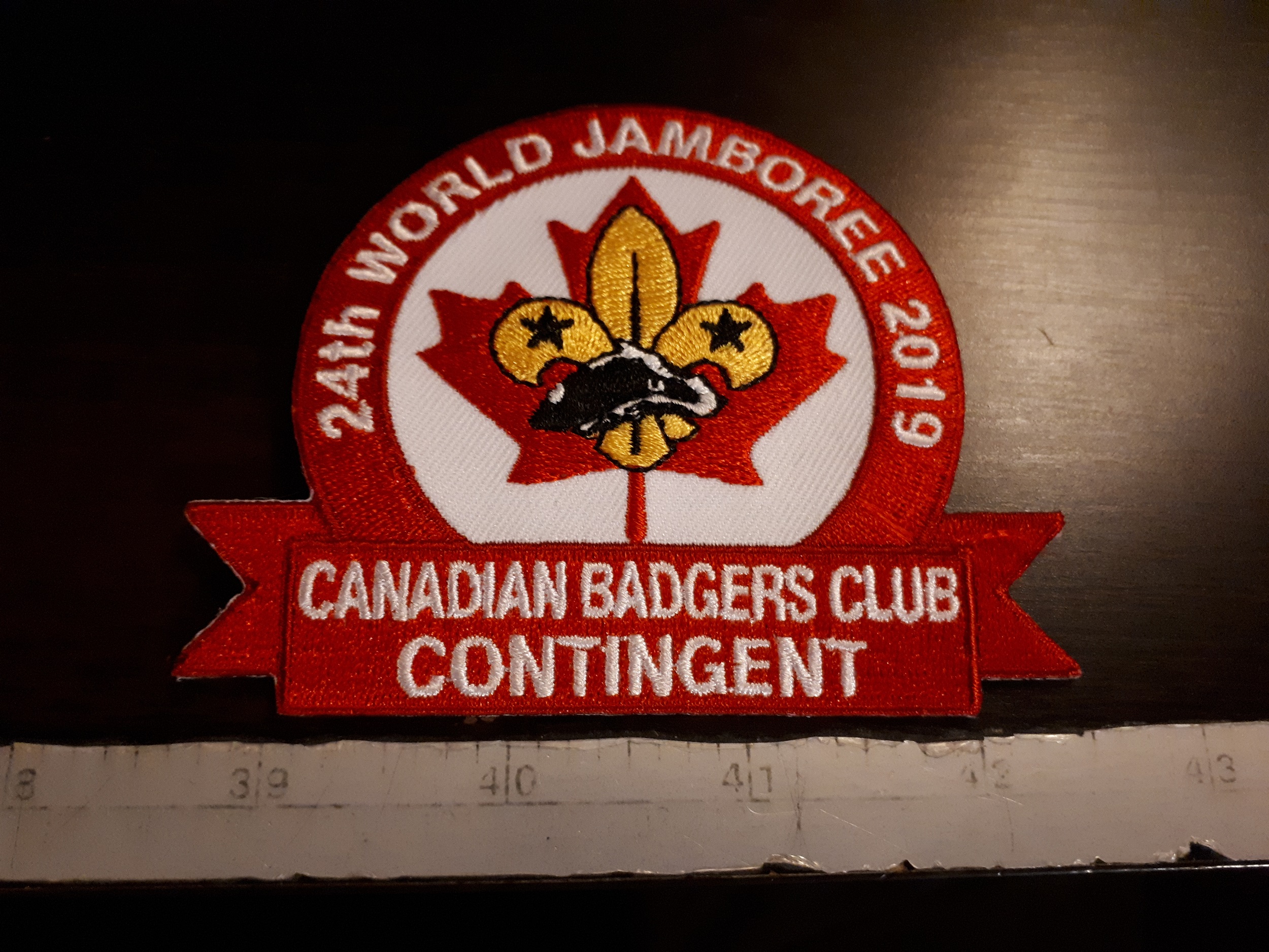 Canadian Badgers Club 24th World Scout Jamboree - Baloo's Badge Bin